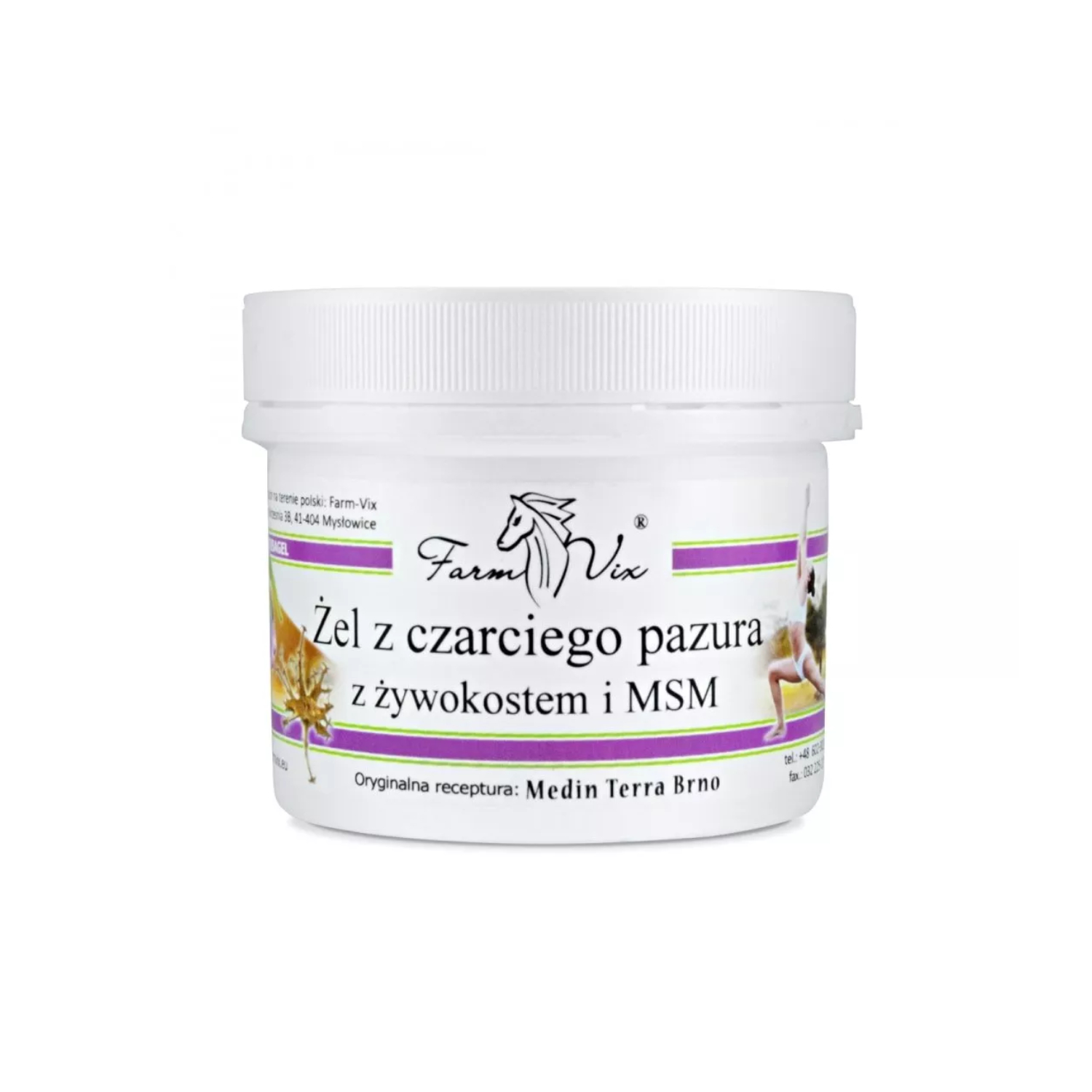 Farm-Vix Czarci Pazur - żel z żywokostem i MSM, przynosi ulgę zmęczonym ...